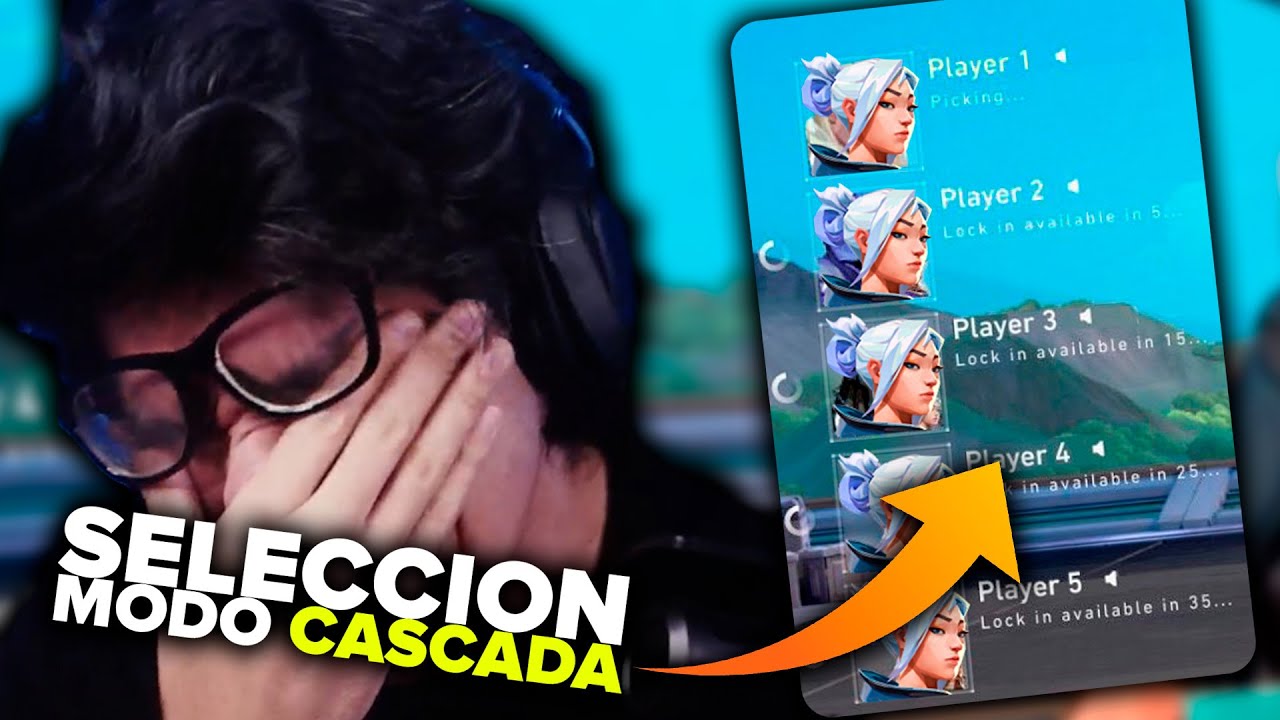 NUEVA SELECCION DE AGENTES CASCADA O CASCADE EN VALORANT | #UrbVic # ...