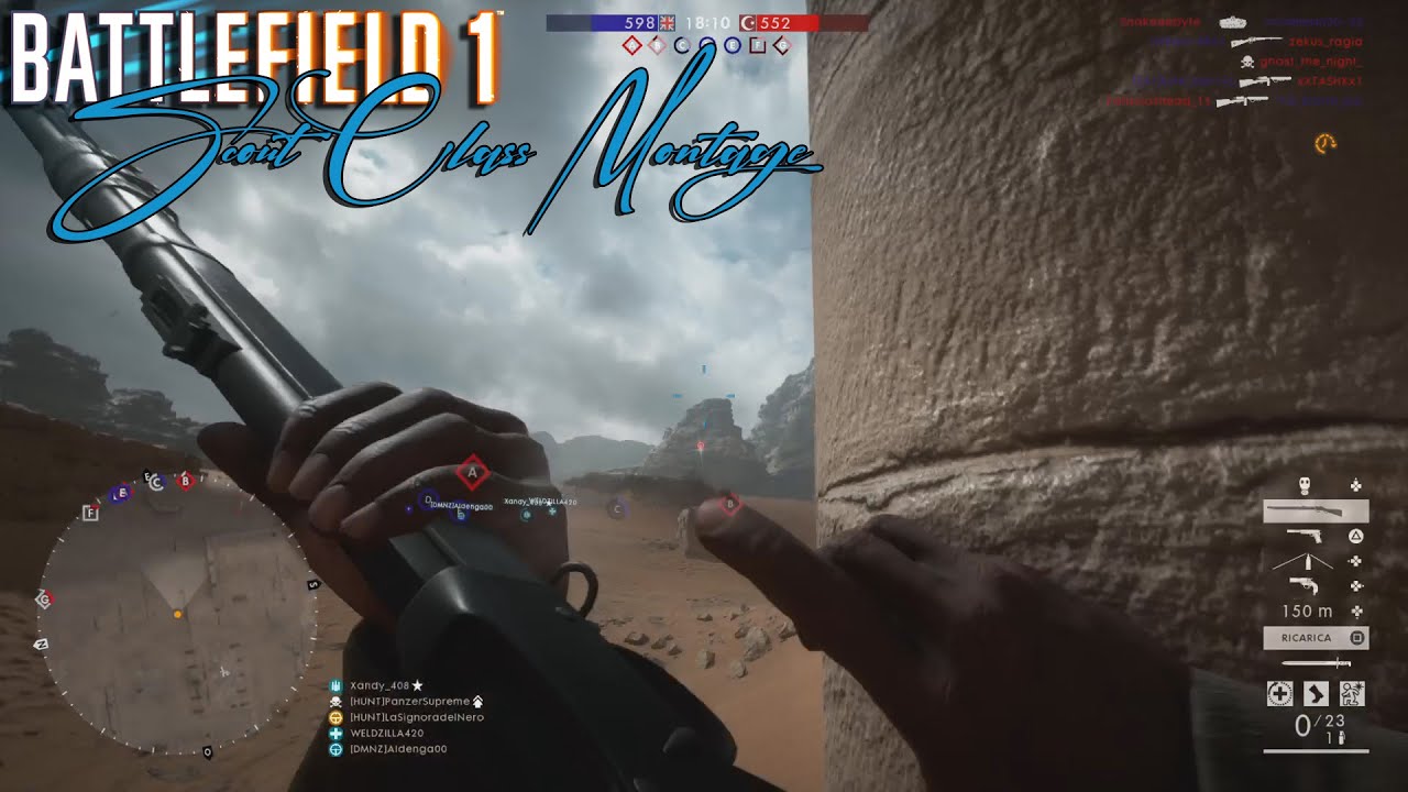 Battlefield 1: Scout Class Montage - PS5 - YouTube