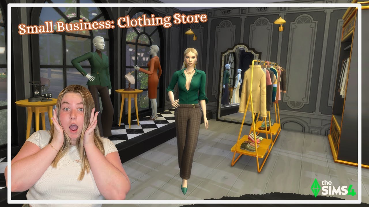 🛍️Real Clothing Shops for Small Businesses in Sims 4?! | Purchase ...