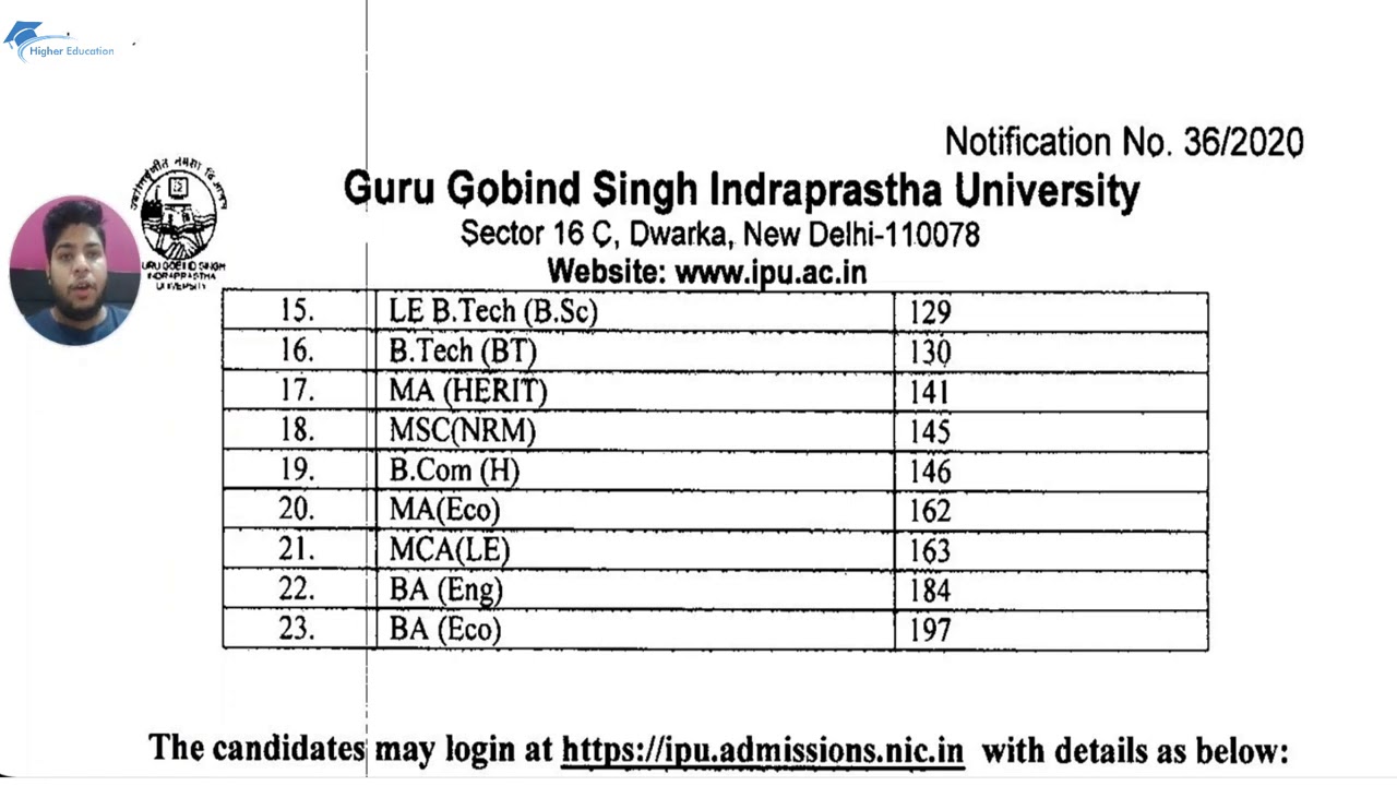 Date Extended Ip University Latest Online Counselling Registration