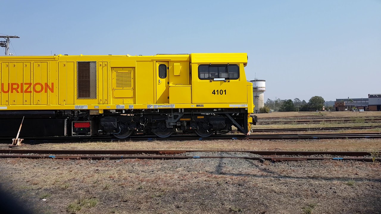 Aurizon 4101 moving around Progress Rail, Redbank. - YouTube