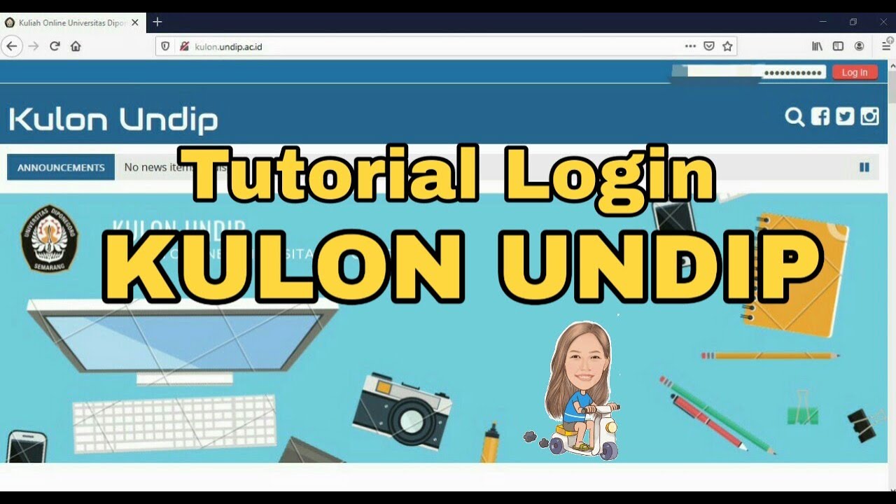 Tutorial Login KULON UNDIP - YouTube