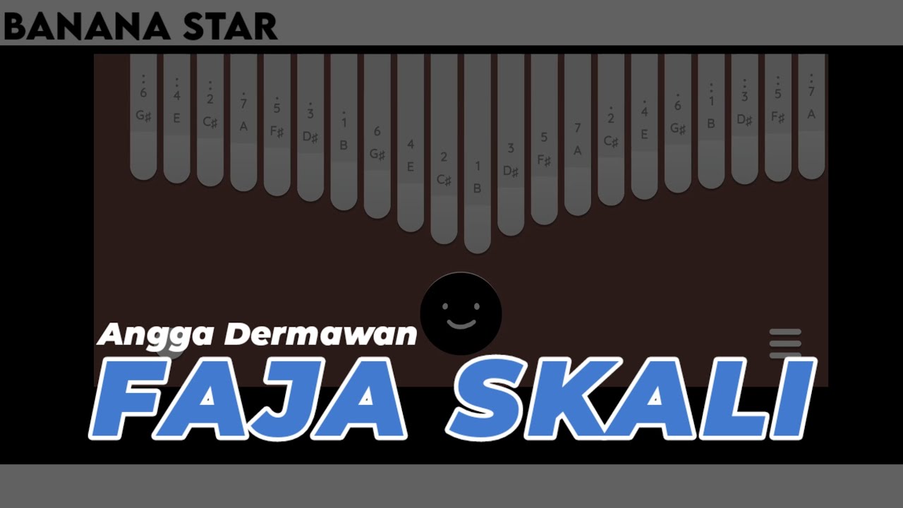 FAJA SKALI - Angga Dermawan ( Kalimba Tutorial) Easy tabs - YouTube