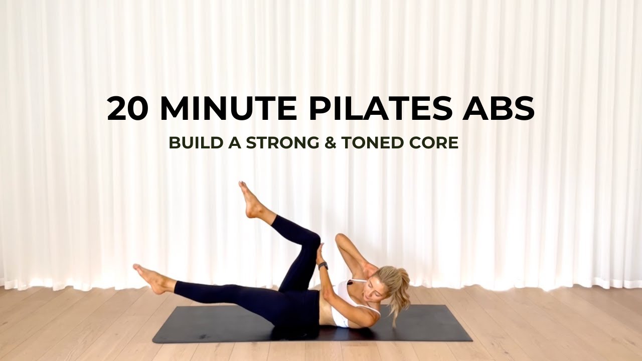 20 MINUTE PILATES ABS | STRONG AND TONED CORE - YouTube