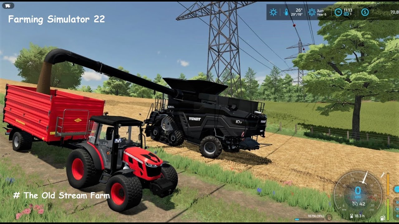Upgrading Harvester || Harvesting Barley || FS 22 || - YouTube