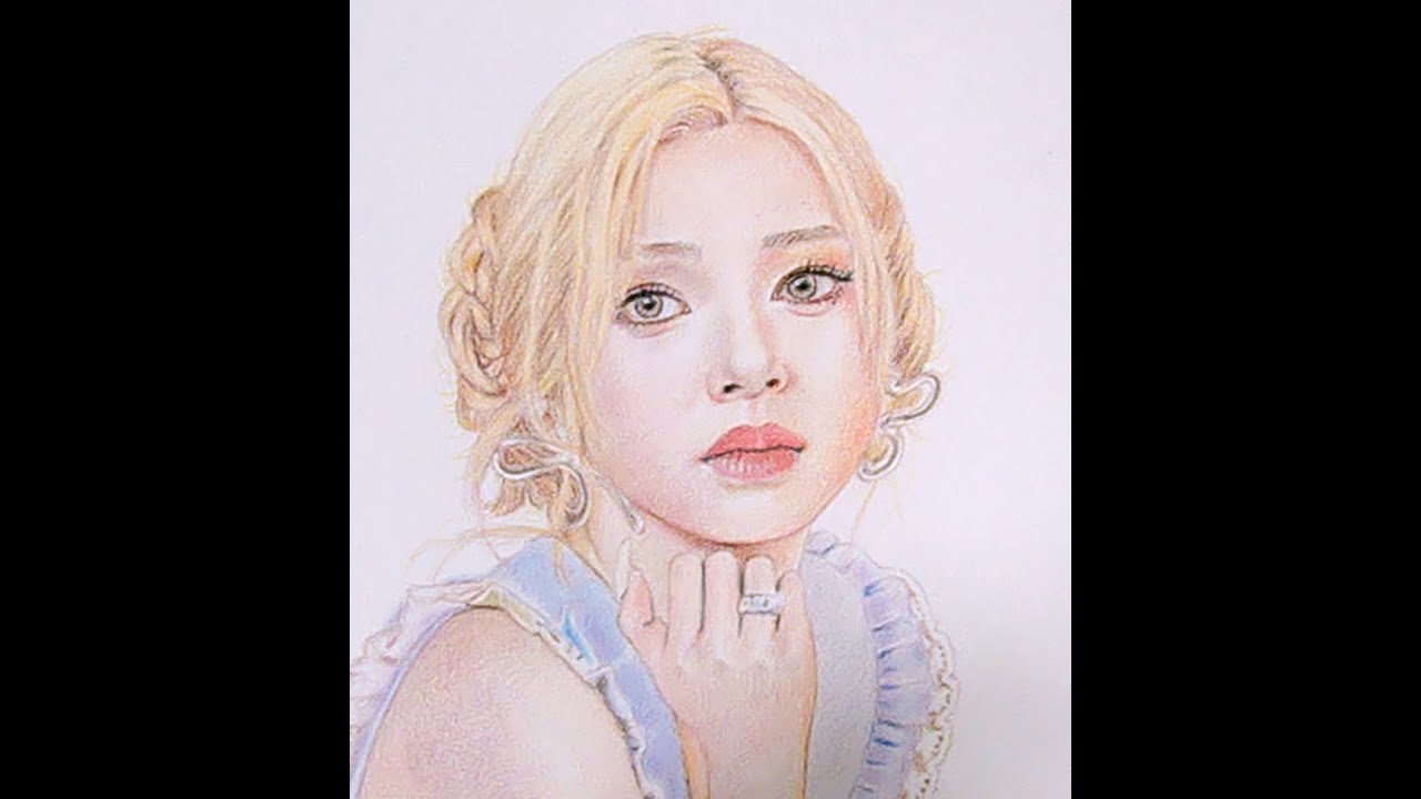 Drawing Chiquita - Babymonster #coloredpencils #babymonster #chiquita # ...