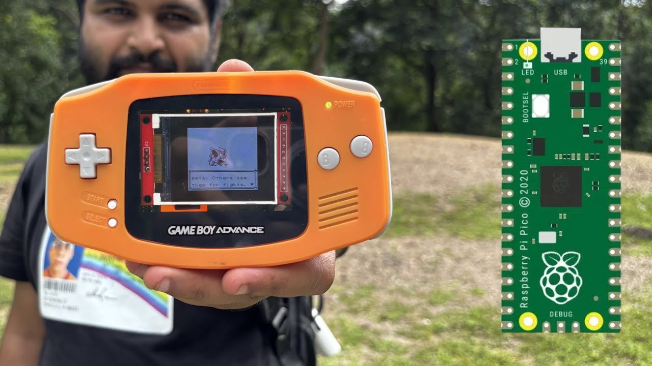 Pi Boy Advance—Raspberry Pi PICO Powered Game Boy Advance - YouTube