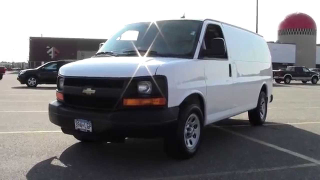 2013 Chevrolet Express Cargo Van 1500 135" 2U140124 - YouTube