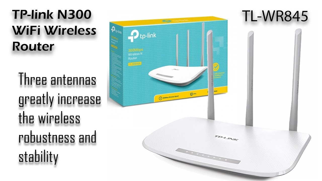 TP-Link N300 WiFi Wireless Router TL-WR845N | 300Mbps Wi-Fi Speed ...