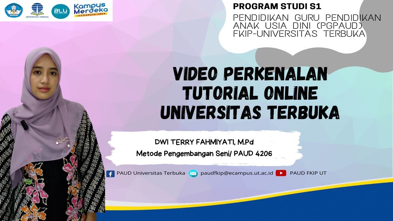 Video Perkenalan Tutor Universitas Terbuka/ Tutorial Online 2023 - YouTube