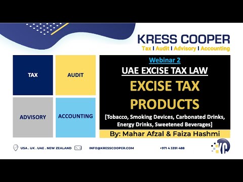 UAE Excise Tax (2): Excisable Products I Products that are subject to ...