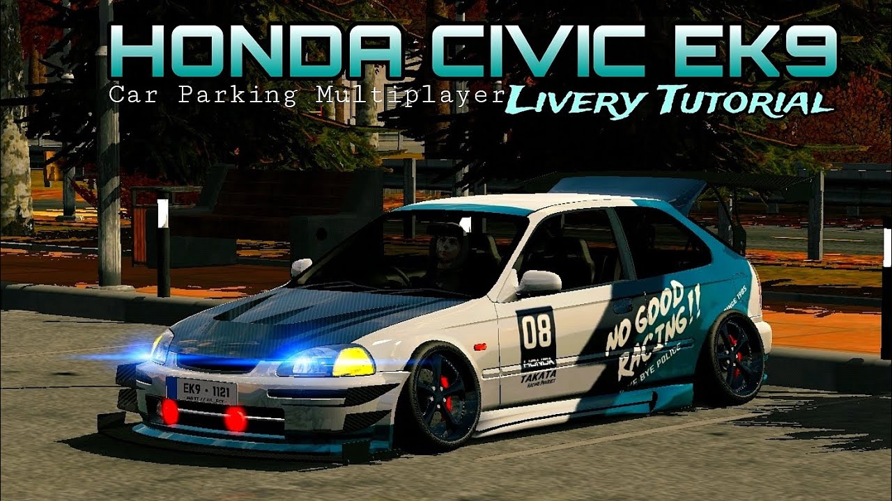 HONDA CIVIC EK9 EASIEST LIVERY TUTORIAL #carparkingmulitplayer # ...