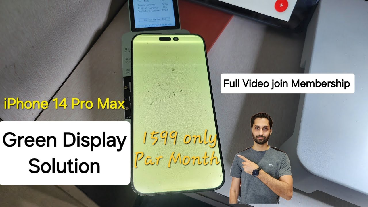 iPhone 14 Pro Max Green Display Solution. Easy repair tips. - YouTube