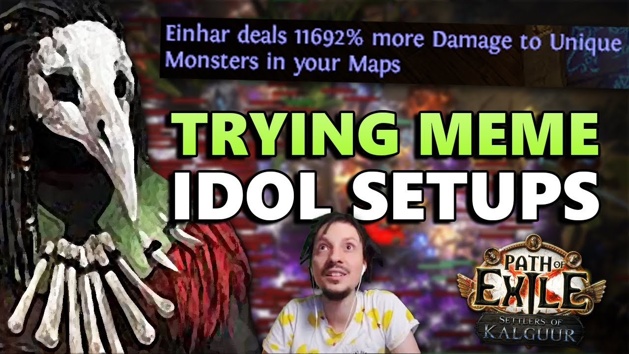 Can Einhar carry map bosses with these idols? & Giga spawn Blight memes ...