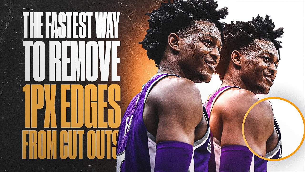 The Fastest Way to Remove 1px Edges from Cut Outs - YouTube