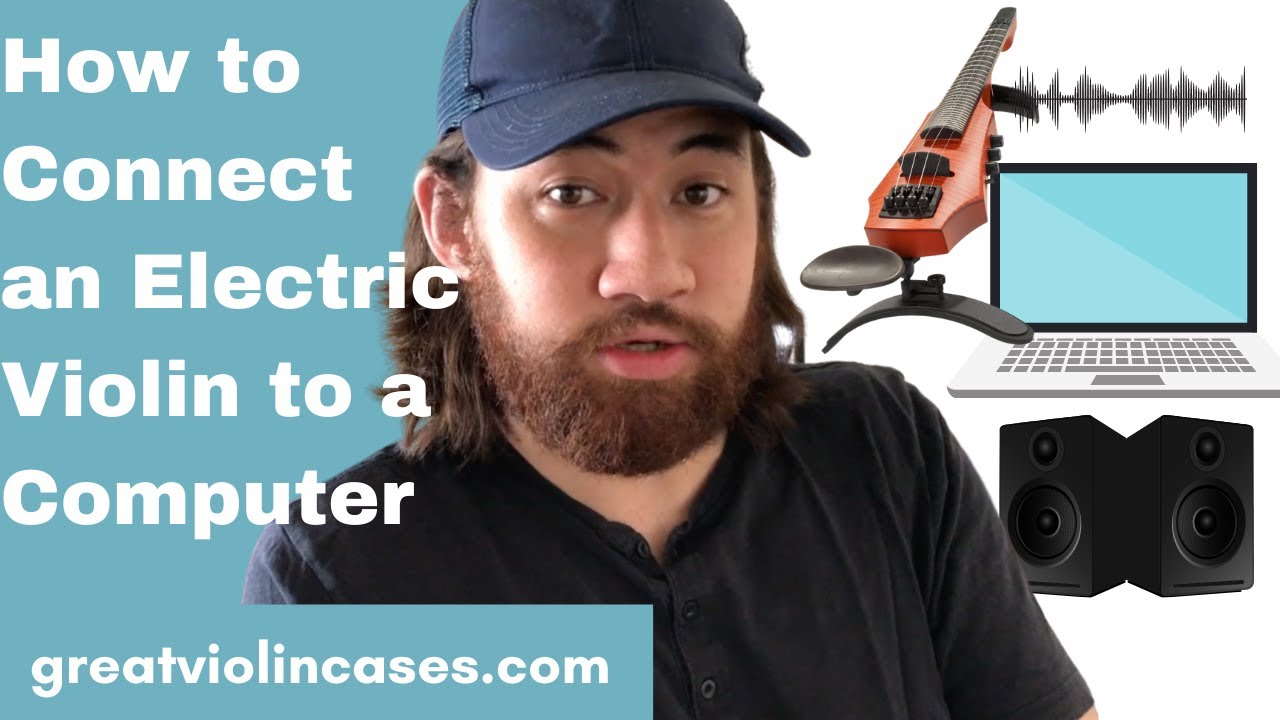 How To Connect An Electric Violin To A Computer - YouTube