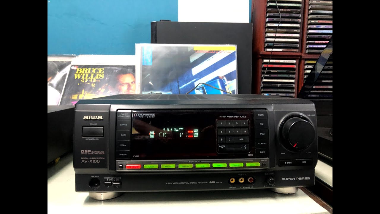 O Rei do Som - Receiver Aiwa AV-X100U - YouTube