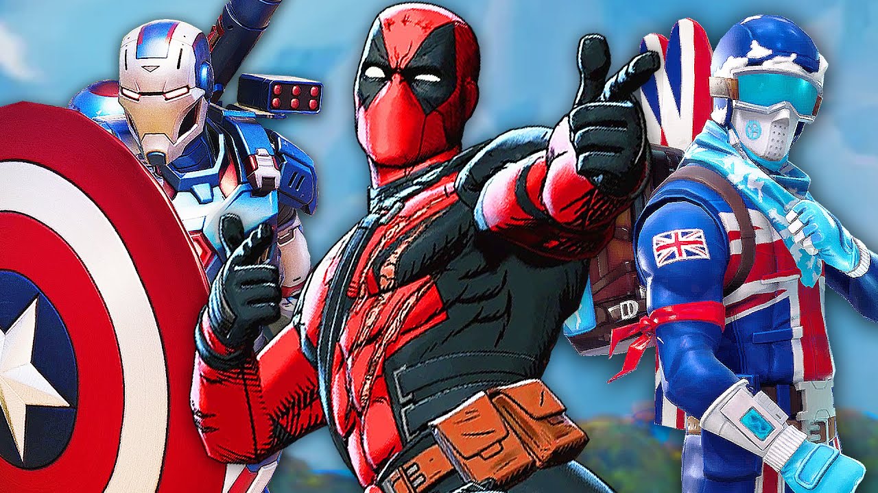 Fortnite with FRIENDS (Marvel Update) - YouTube