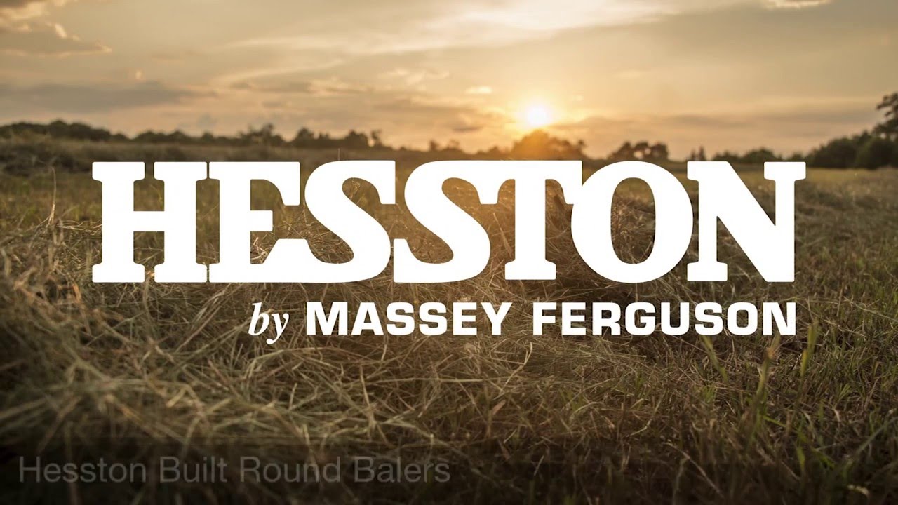 Hesston by Massey Ferguson Round Balers - YouTube