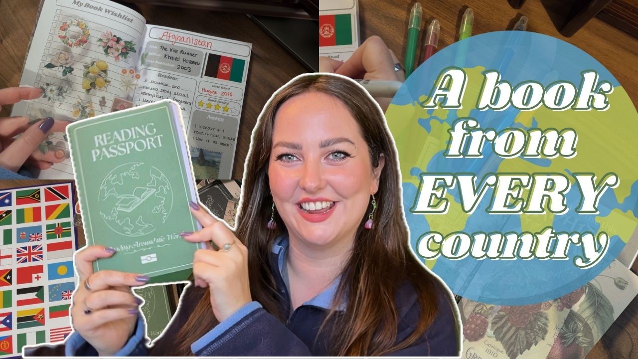 Reading a book from every country challenge // Journal with me! - YouTube