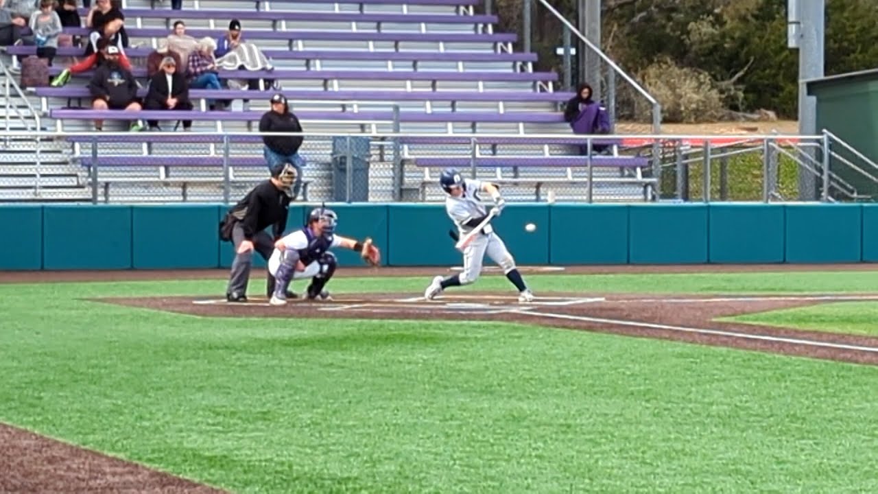 Jared Miller - George Fox University Baseball - RBI Double to LF vs ...