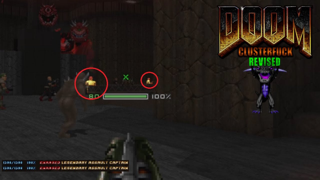 DOOM Clusterfuck/CF-Revised (GZDoom) (Alien Vendetta) MAP06 - YouTube