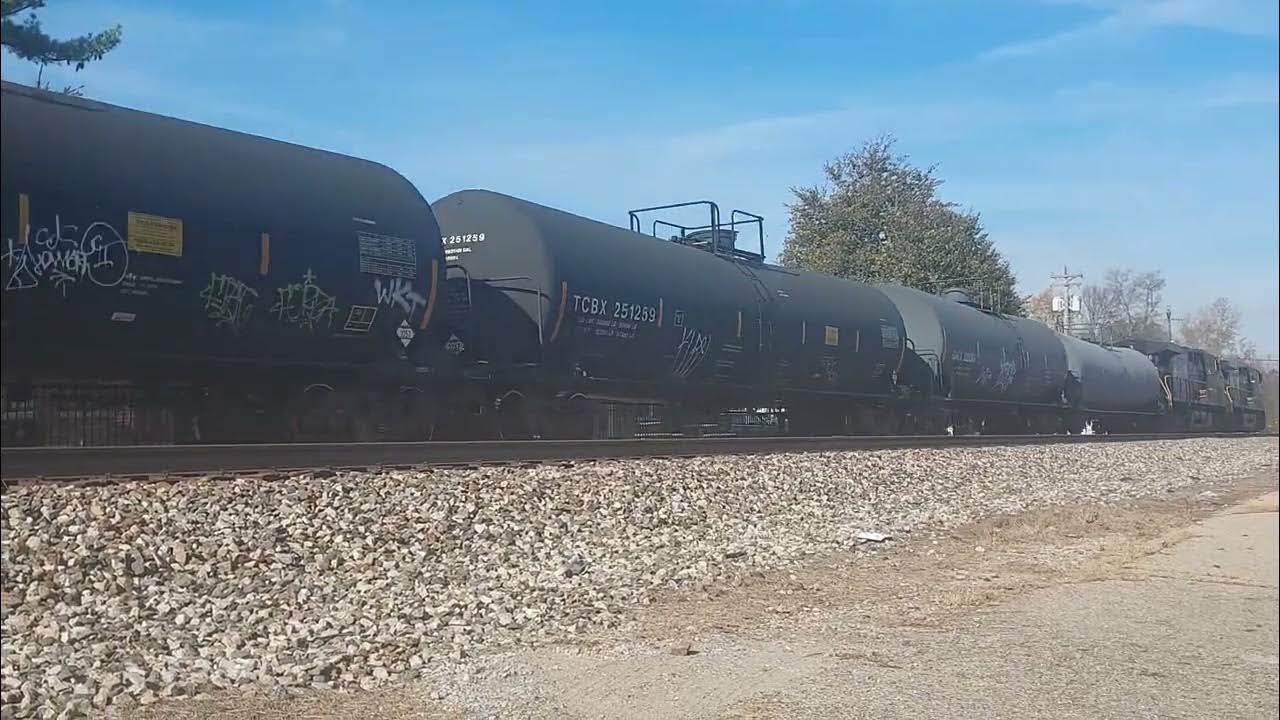 Northbound NS mixed manifest on track two - YouTube