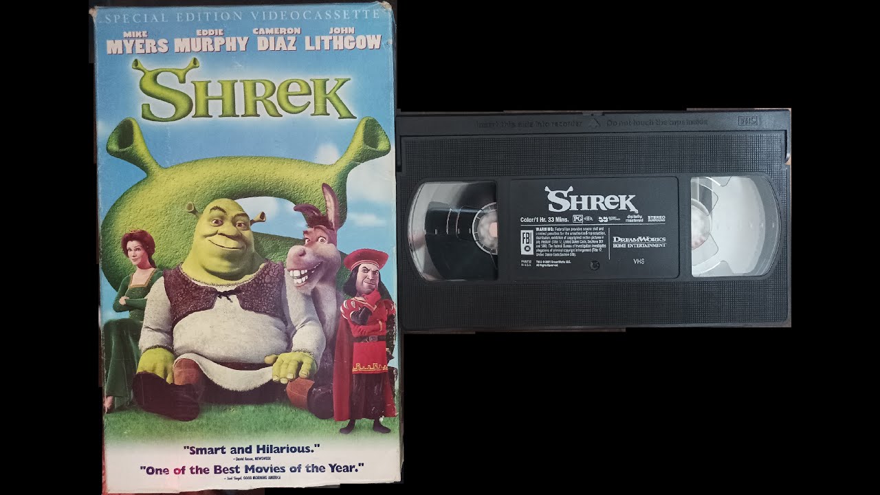 Closing to Shrek 2001 VHS - YouTube