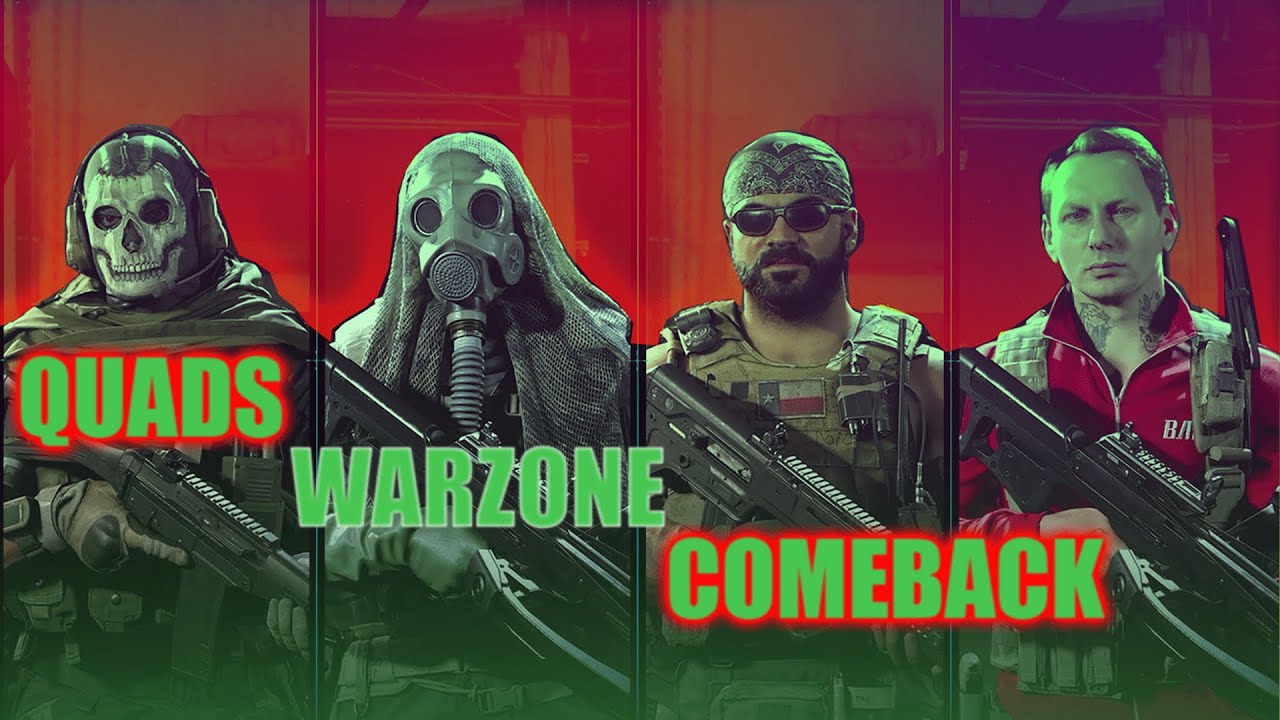 Warzone Quads victory(Epic Comeback!!) - YouTube