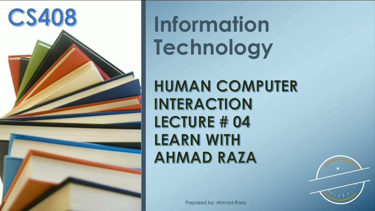CS408 lec 4| Goals of HCI| usability Goals| Human computer interaction| by Ahmad raza - YouTube