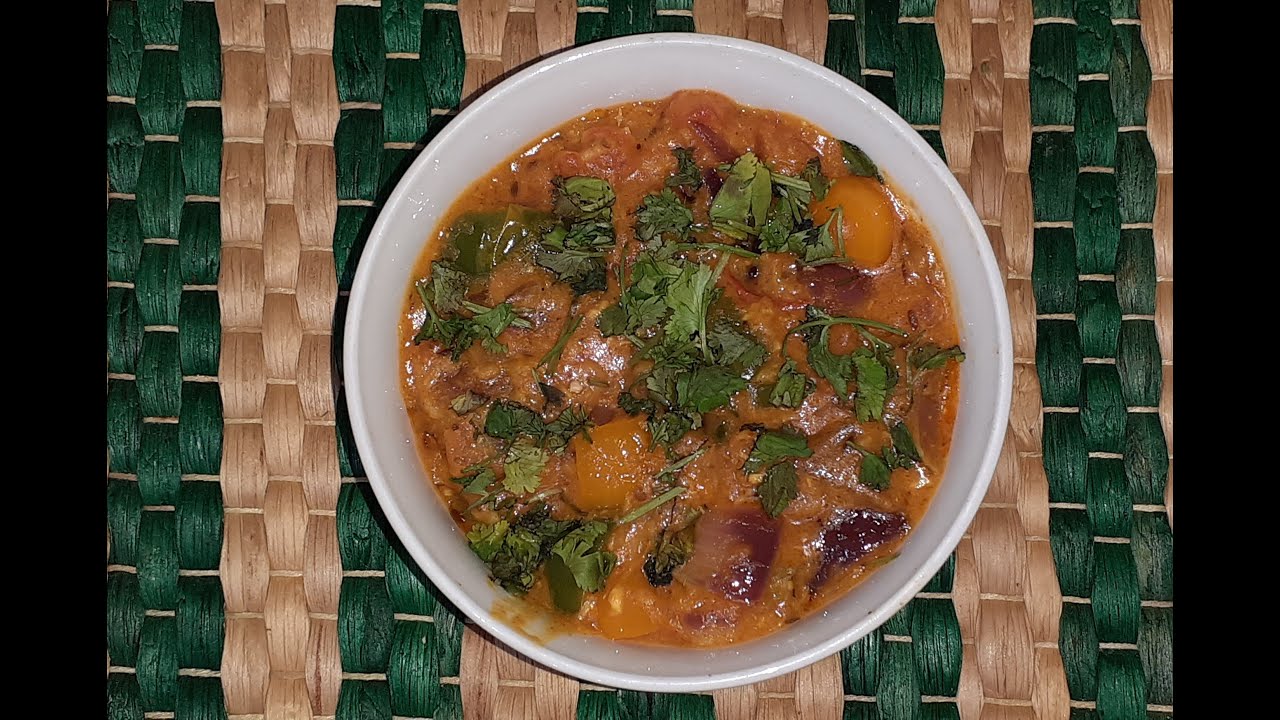 Shimla Mirch Ki Sabji / Shimla masala / Onion Capsicum Masala Recipe ...
