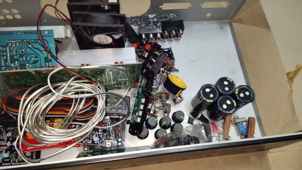 5.1 amplifier all material full package - YouTube