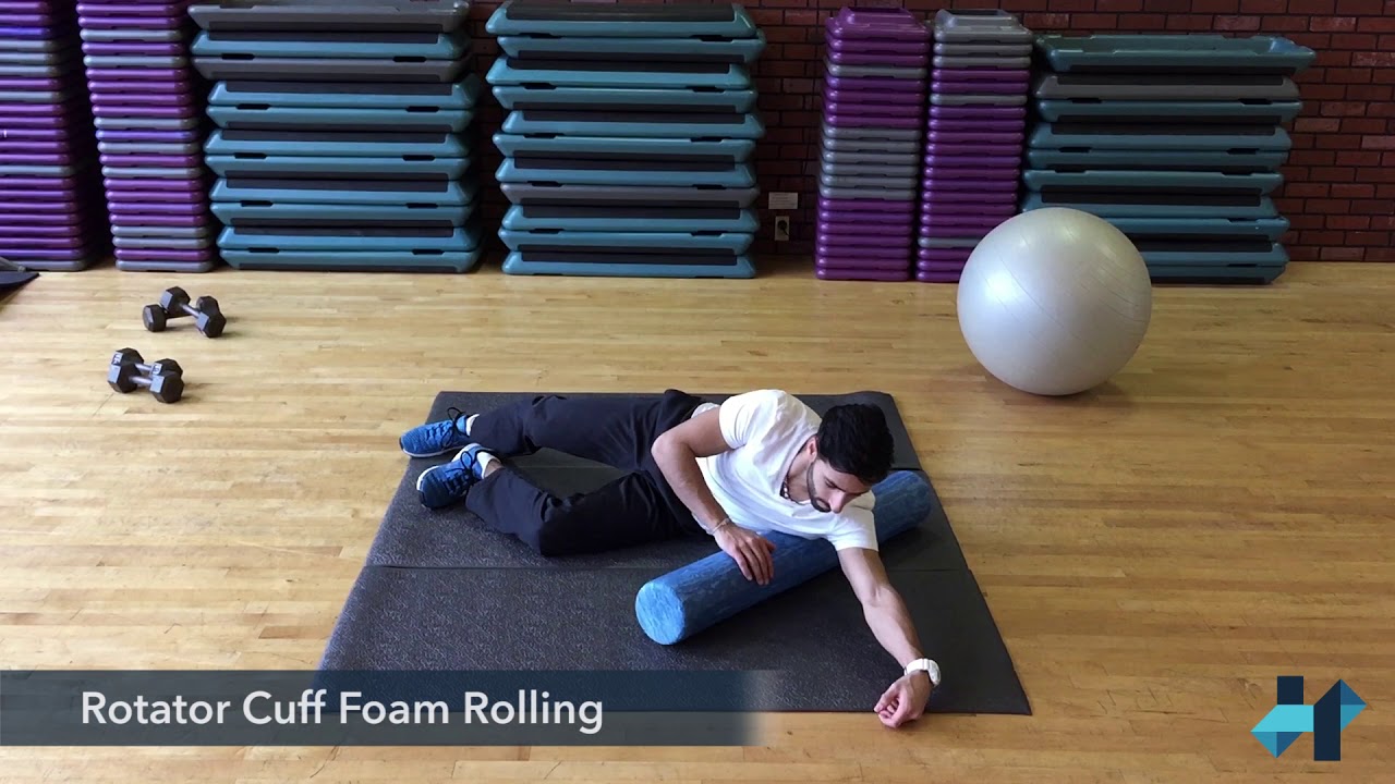 Rotator Cuff Foam Rolling - YouTube