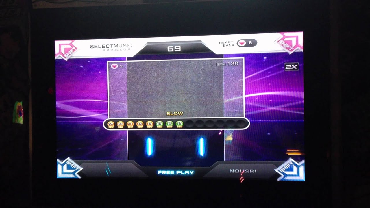PIU Pump It Up Infinity - Menu Selections and Pump Infinity Song List ...