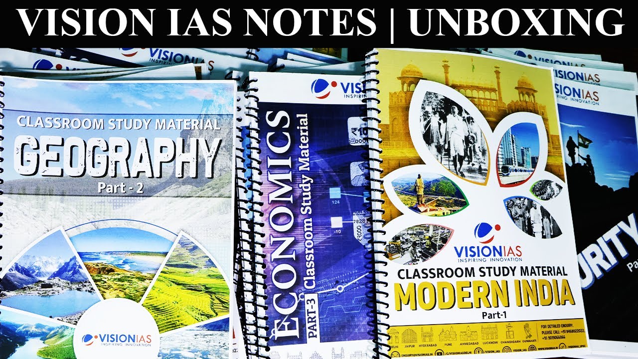 Vision IAS study material 2024 | Vision IAS Classnotes 2024 | Vision ...