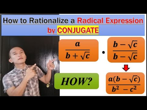 How to simplify radicals by Conjugate - YouTube