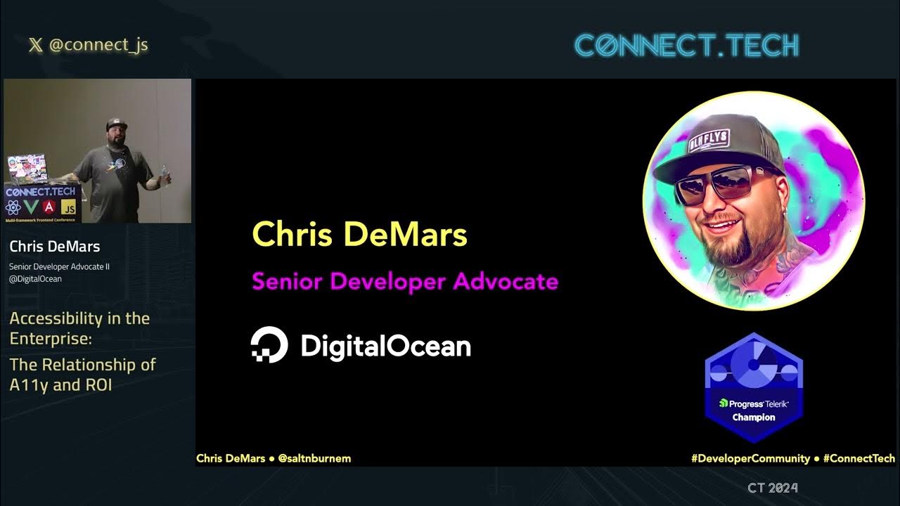 Connect.Tech 2024 - Chris DeMars - Accessibility in the Enterprise: The Relationship of A11y and ...
