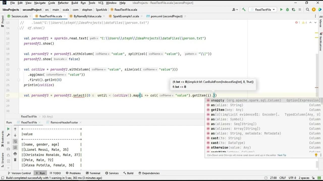 How To Convert Any Text File To A DataFrame Using Spark | zipWithIndex ...