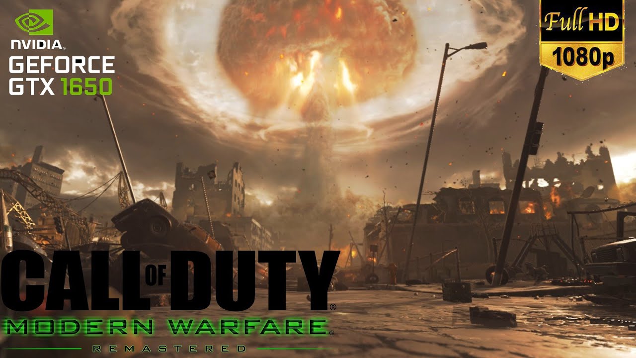 COD Modern Warfare Remastered: Death Scene Of Sgt.Paul Jackson GTX 1650 ...