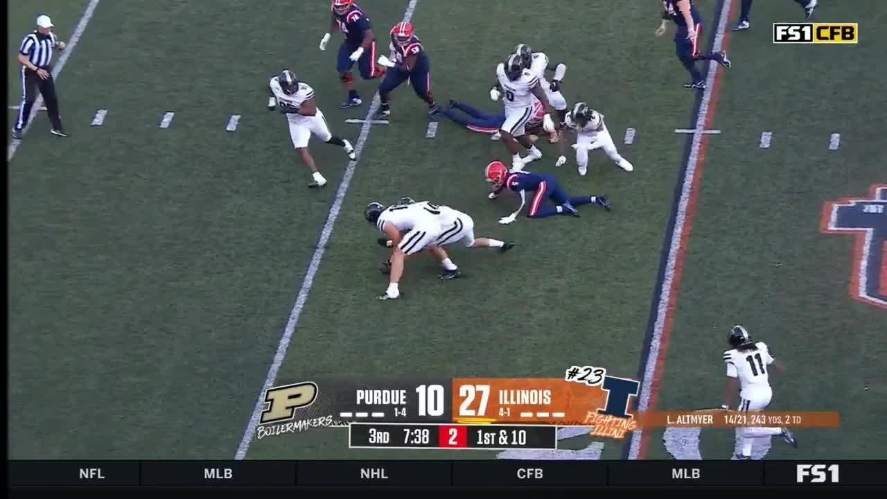 Purdue Cuts Illinois' Lead | Purdue Football | 10/12/2024 - YouTube