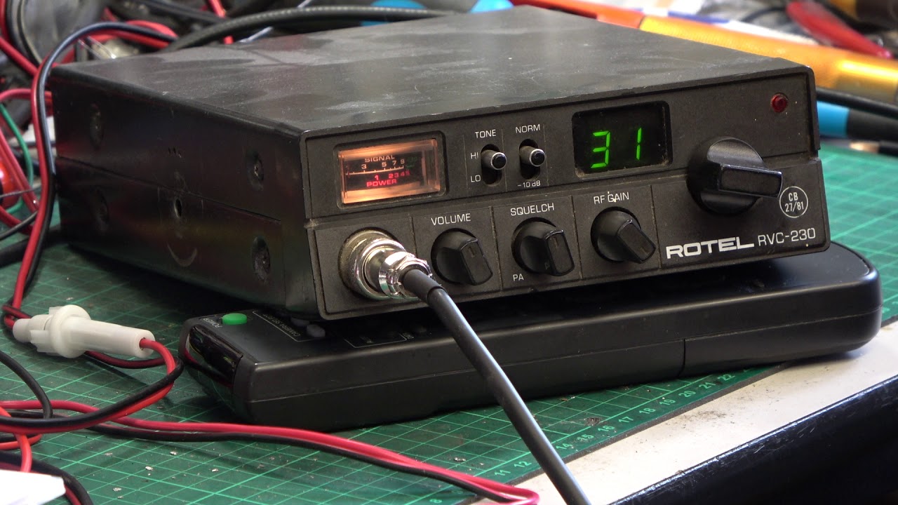 Kaiser CBX40 UK CB27/81 CB radio (handheld) - On The Air test base side ...