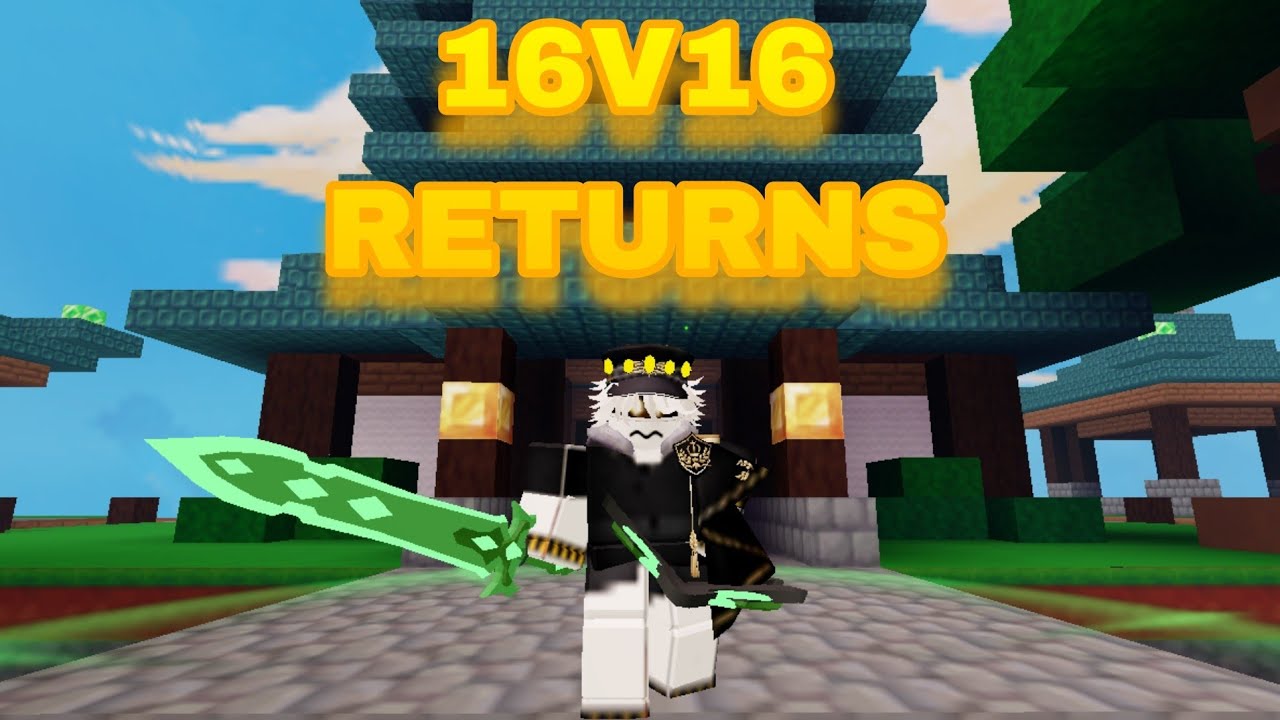 16V16 Returns In Roblox BedWars... - YouTube