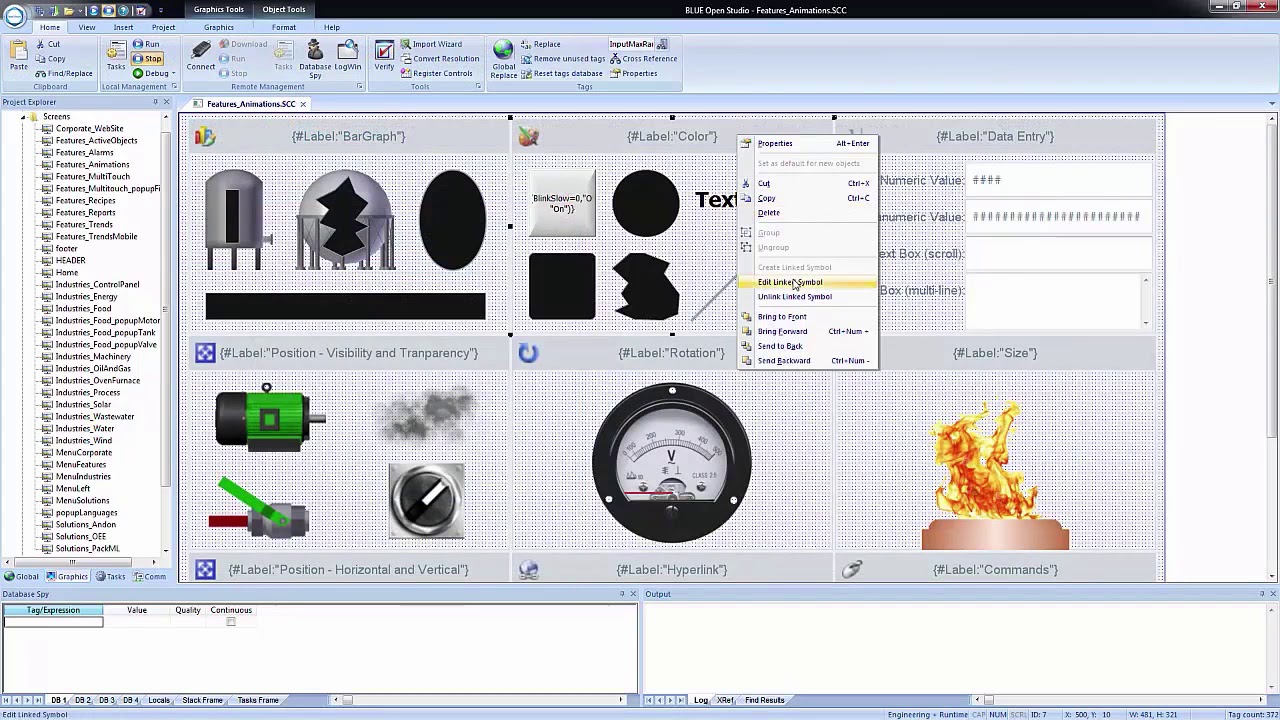19 BLUE Open Studio Utilisation de symbôles - YouTube