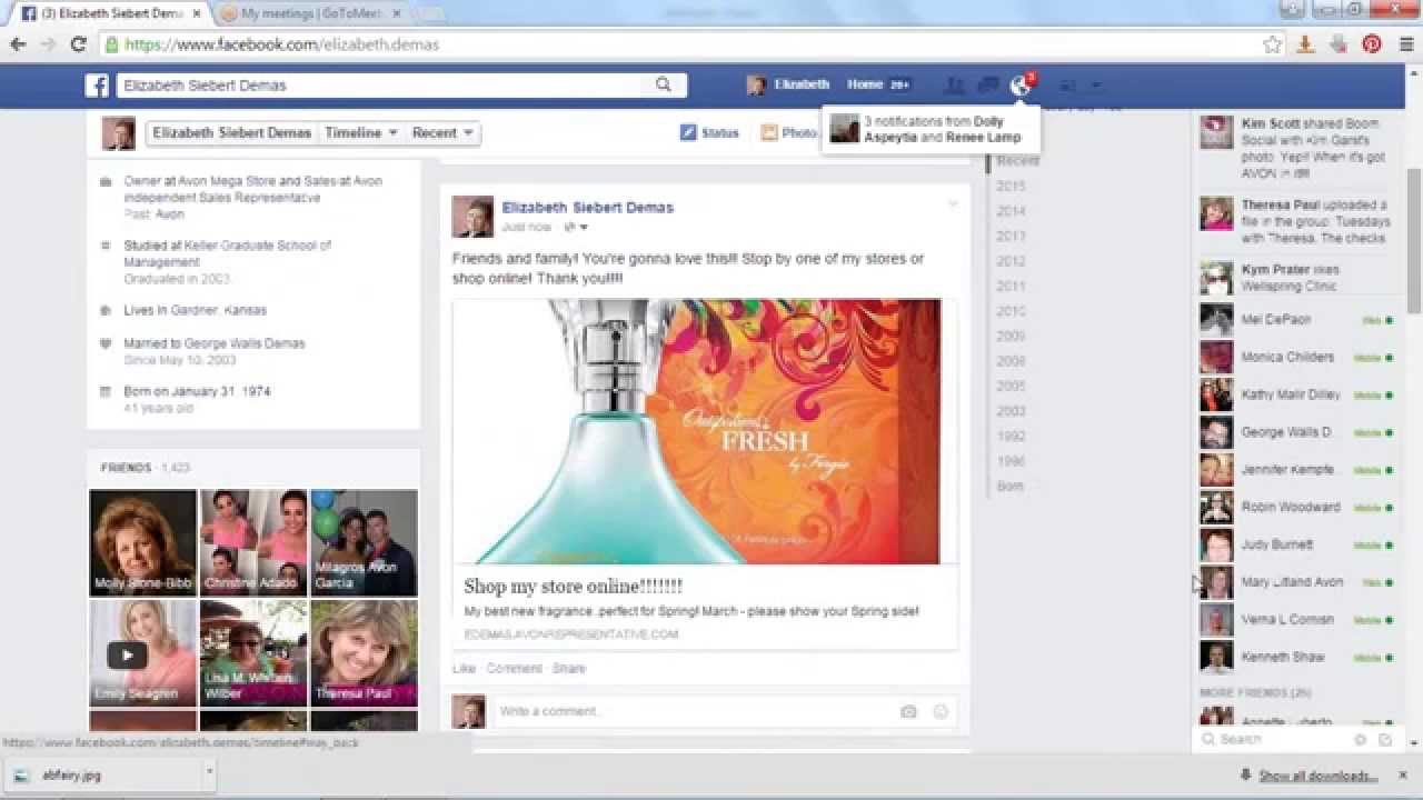 Avon Representative Online Store: How to customize your Facebook post ...