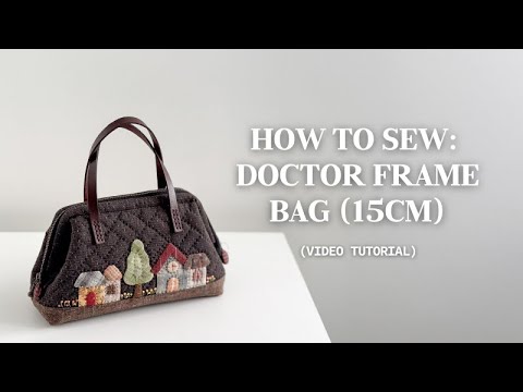 How To Sew: Doctor Frame Bag (15cm) | da-Mira - YouTube