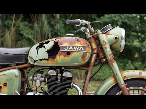 Full Restoration JAWA Motorcycle 1970s | Restored JAWA Motorcycle | Old Bike Restoration And Repair