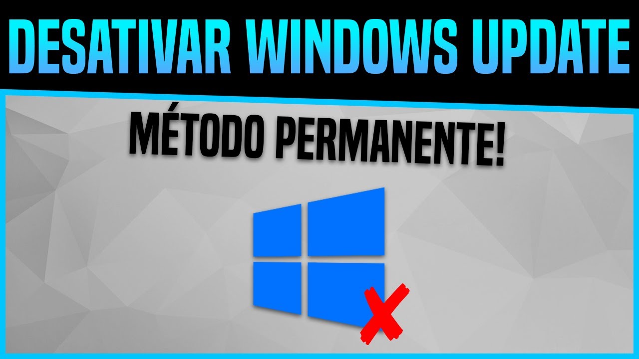 Como DESATIVAR Atualizações Automáticas no Windows 10 (Windows Update ...