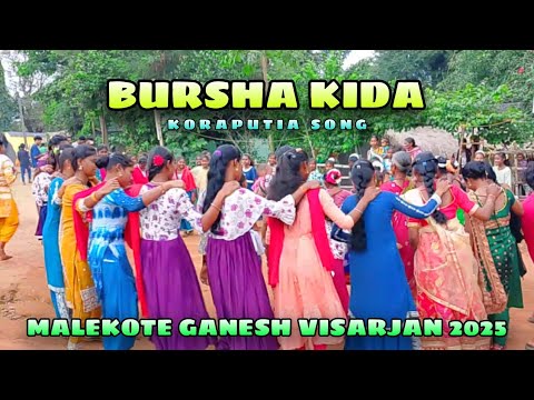 Bursha Kida Song 🥰Malekote Ganesh Visarjan 2025 #koraputiavideos # ...
