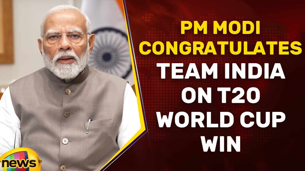 PM Modi Congratulates Indian Cricket Team On Winning T20 World Cup ...
