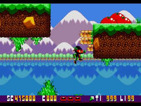 Zool (Sega Genesis) Level 3: Fruit Base (1/2) - YouTube
